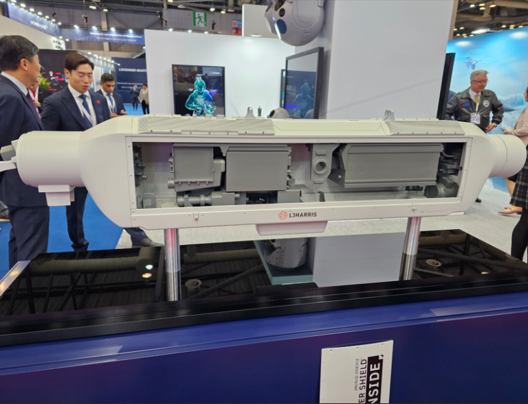 L3Harris Showcases Viper Shield Pod EW System for ROKAF KF-16s at Seoul ...